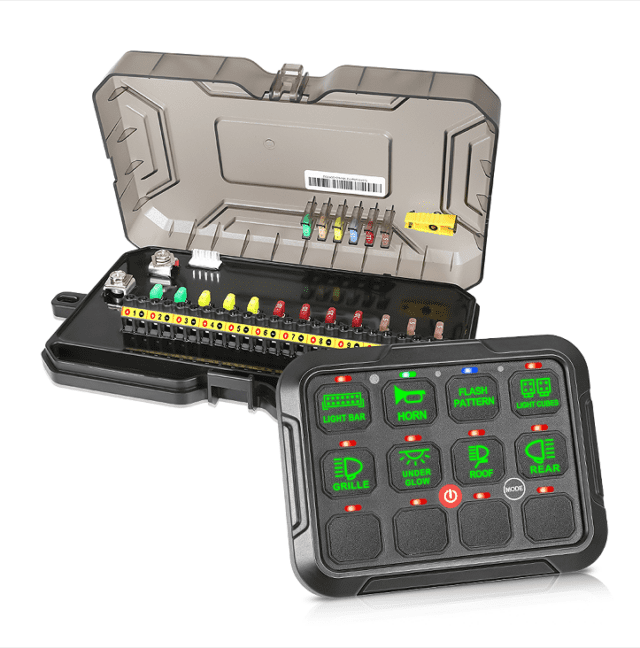 RGB 12 Gangs Switch Panel(0105-RGBSP-12N) – NOVA